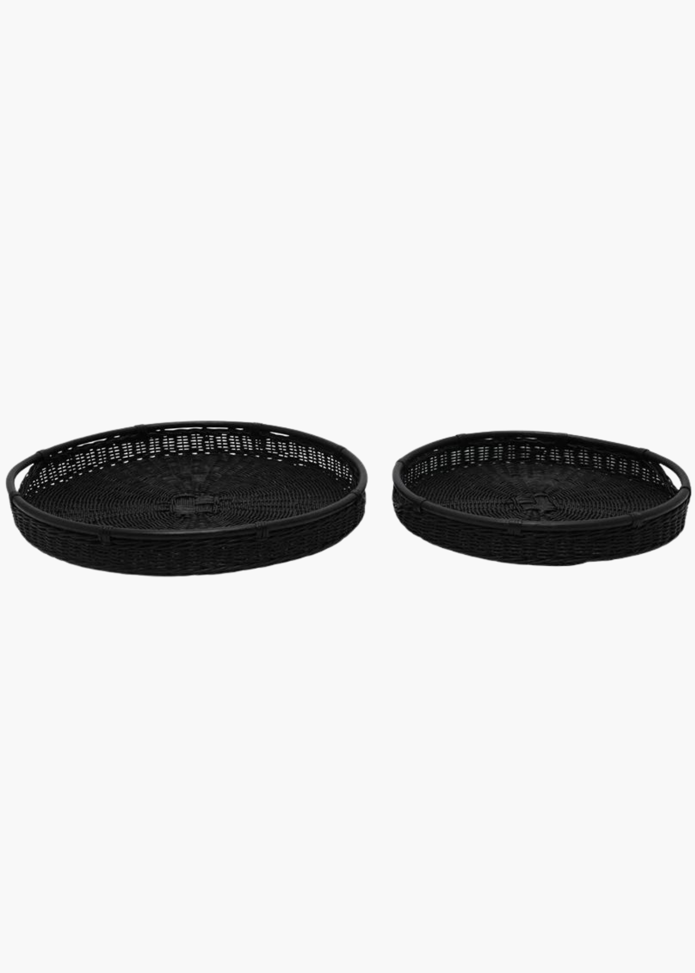 Black Round Rattan Tray – Macy Carlisle